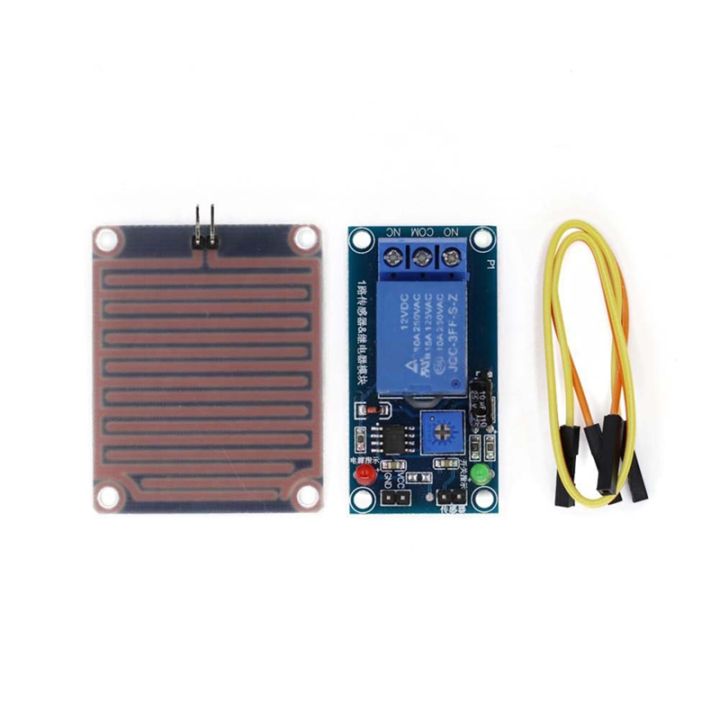 【Latest model】Weather Monitoring Rain Sensor Relay 12V Adjustable ...
