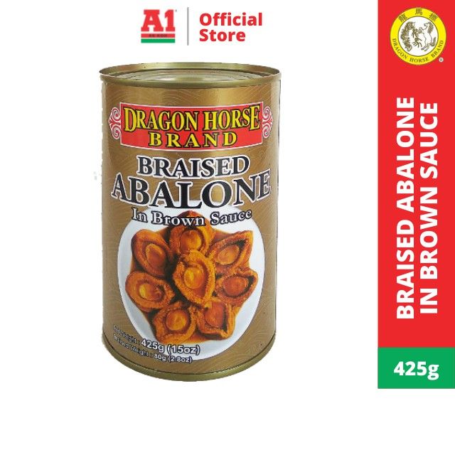 Dragon Horse Braised Abalone in Brown Sauce (425g)/Abalone in Brine ...