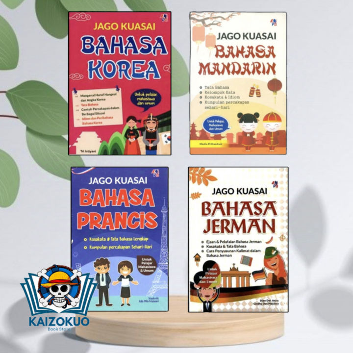Buku Jago Kuasai Korea, Mandarin, Jerman, Prancis & Jepang | Lazada Indonesia