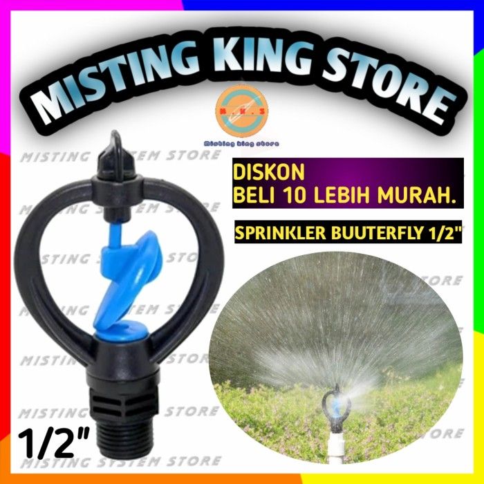 SPRINKLE SPRINKLER BUTTERFLY KUPU KUPU ALAT SIRAM SPRINGKLE IMPACT AIR ...