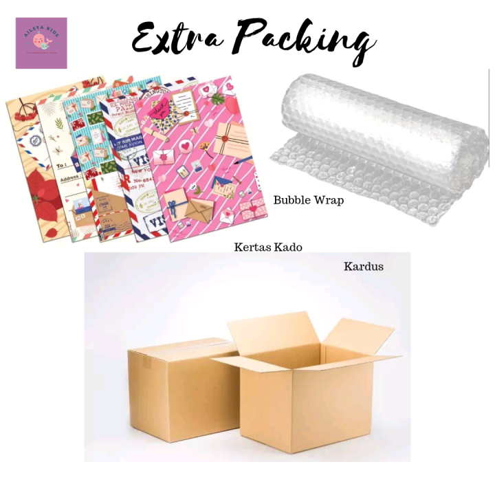 Extra Packing Kardus Bubble Wrap Kertas Kado | Lazada Indonesia