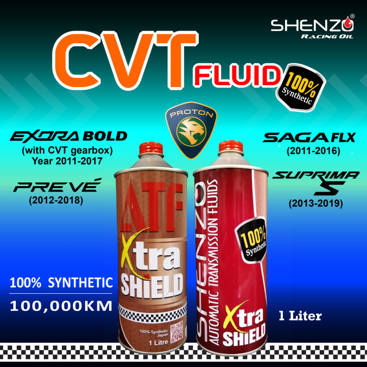 CVT Fluid Gear Oil Fully Synthetic CVTF Original For Proton Saga FLX ...