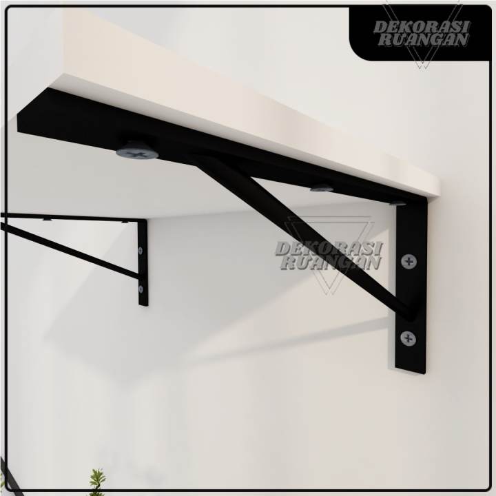 Rak Besi Siku Rak Dinding Minimalis Gantung Tempel Tembok | Lazada ...