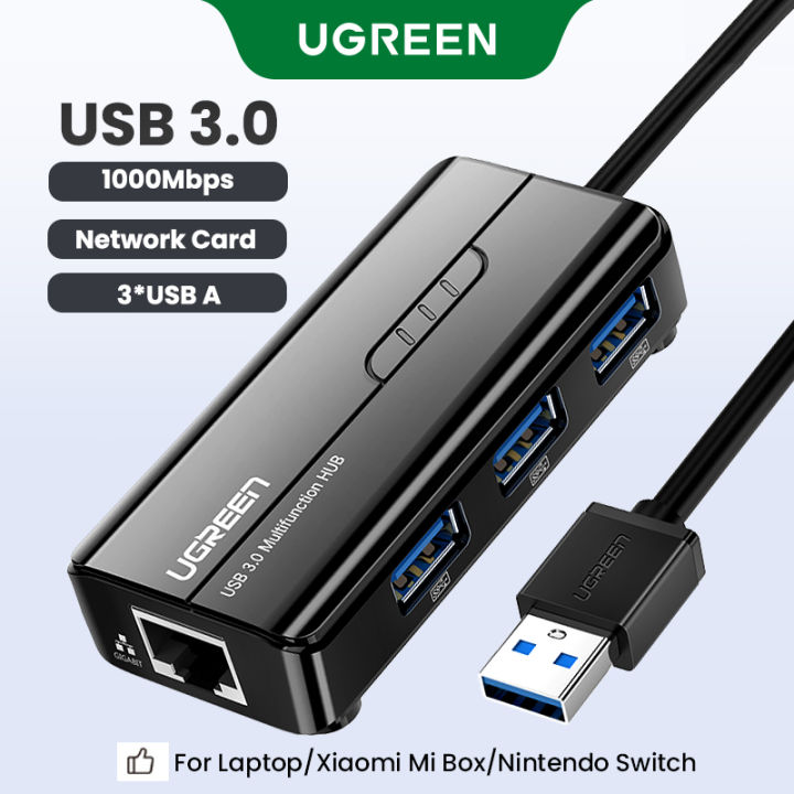 UGREEN LAN Network Adapter 100Mbps/1000Mbps USB Gigabit Ethernet ...