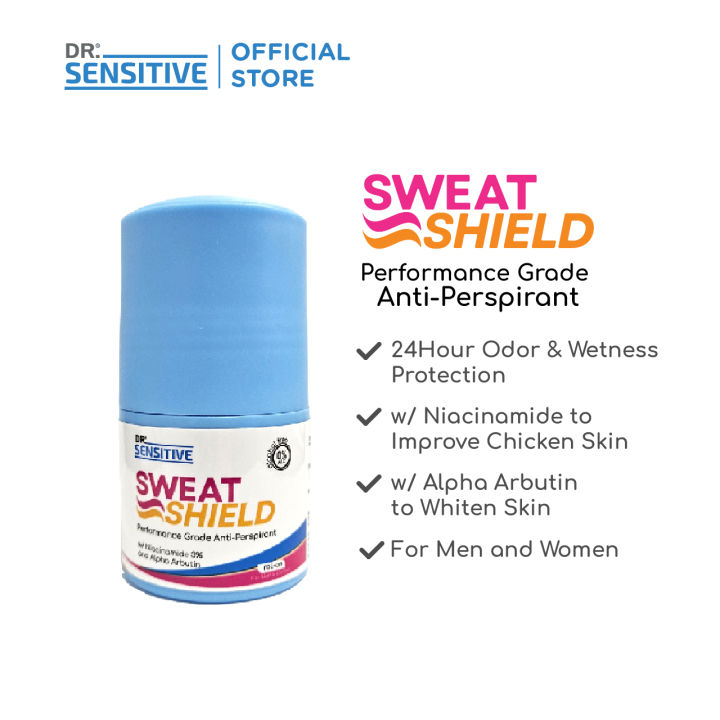 Dr. Sensitive Sweat Shield Performance Grade Whitening Alcohol Free ...