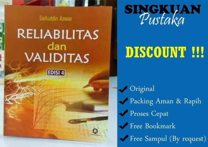 Reliabilitas dan Validitas - Saifuddin Azwar | Lazada Indonesia