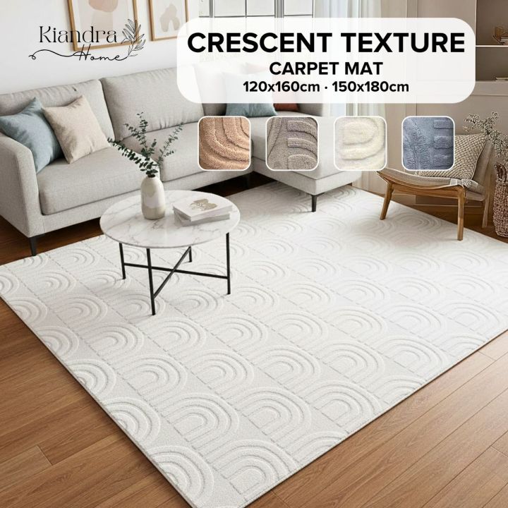 Kiandra Home Aesthetic Carpet Mat - 120x160cm and 150x180cm Soft Non ...