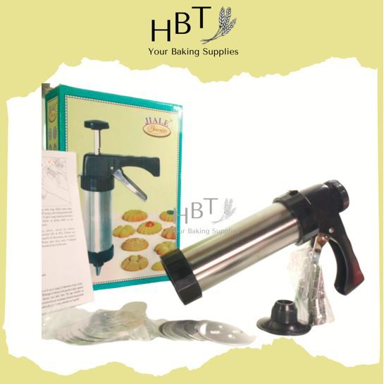 JIALE Biscuit Cookie Making Maker Pump Press Machine 20 Pcs Designs Accessories | Lazada