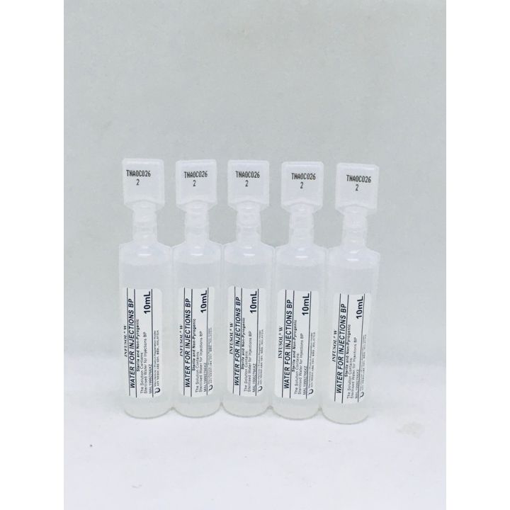 WATER FOR INJECTION 10ML 5'S | Lazada