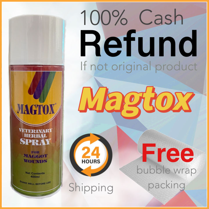 MAGTOX Spray / Veterinary Herbal Spray Maggot Wound Spray 400ml / Ubat ...