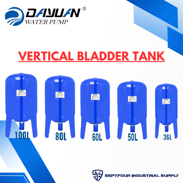 DAYUAN 100Liters Vertical Bladder tank DY-VBT100L | Lazada