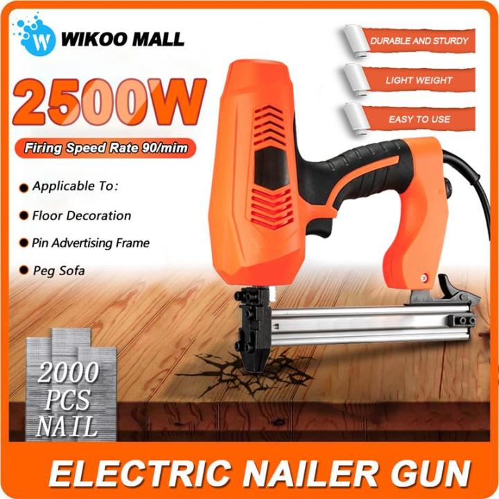 Portable Nail Gun 2500W Electric Nail Gun 220V Furniture Wood working ...