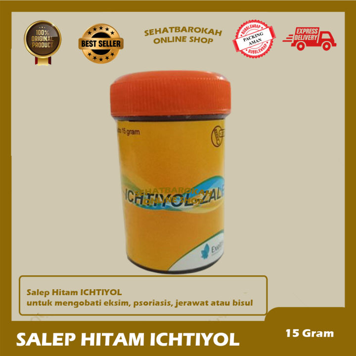 SALEP HITAM ICHTIYOL UNTUK MENGOBATI EKSIM, PSORIASIS, JERAWAT ATAU ...