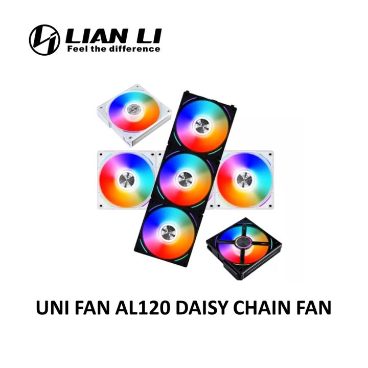 LIAN LI UNI FAN AL120 ARGB FAN (BLACK/WHITE) | Lazada