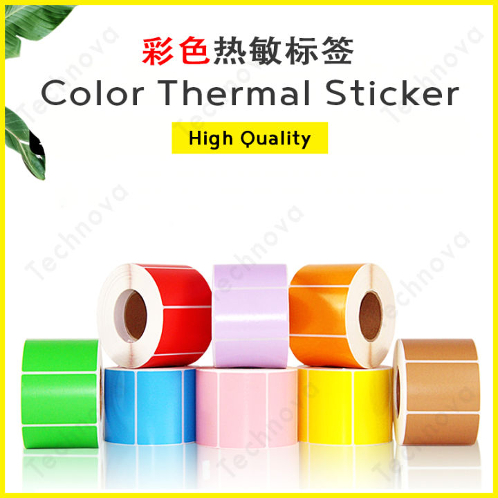 Colorful Thermal Sticker Thermal Paper Barcode Label Sticker Price ...