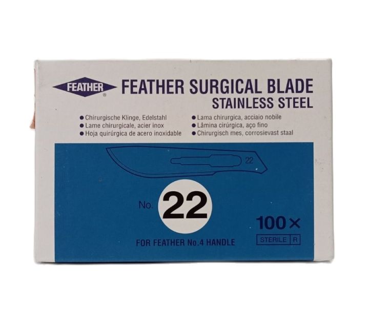 SURGICAL BLADE #22 FEATHER STAINLESS | Lazada PH