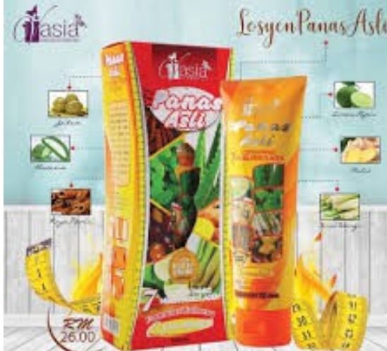 V'ASIA LOSYEN PANAS ASLI 100ml WITH BUBBLE WRAP | Lazada