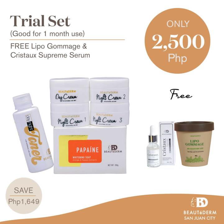 Beautederm Trial Set with FREEBIES | Lazada PH