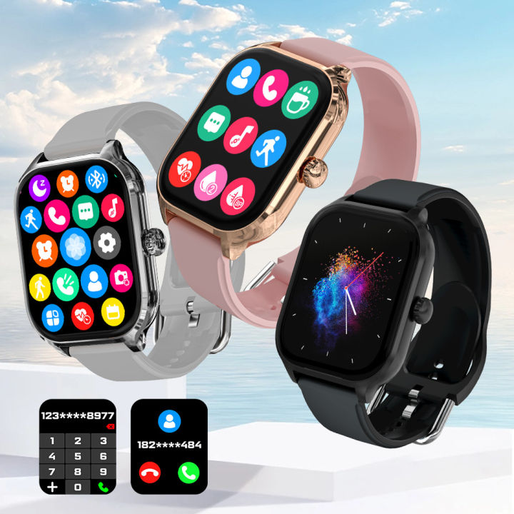 Smartwatch H9 Men Women Sports Watch 2.01” HD Touch Screen Receive/Dial ...