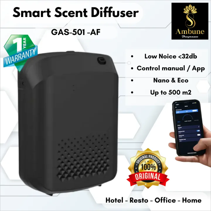 Scenting mesin smart diffuser GAS-501 F (Hitam) pengharum ruangan ...