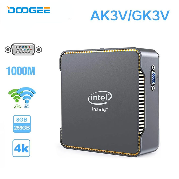 GK3V Mini PC Intel Celeron J4125/N5105 8GB DDR4 128GB/256GB Windows 11 ...