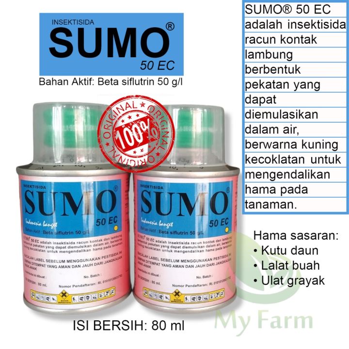 Sumo 50 EC Insektisida Pembasmi Ulat Grayak dan Lalat Buah atau Obat ...