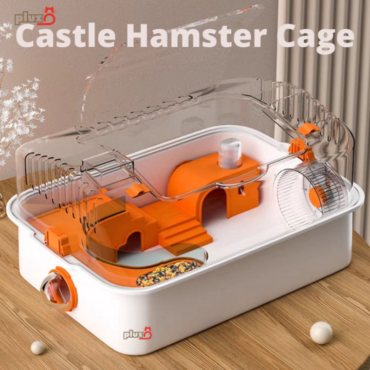 🔥 Ready Stock 🔥 Castle Transparent Premium Hamster Cage Habitats ...