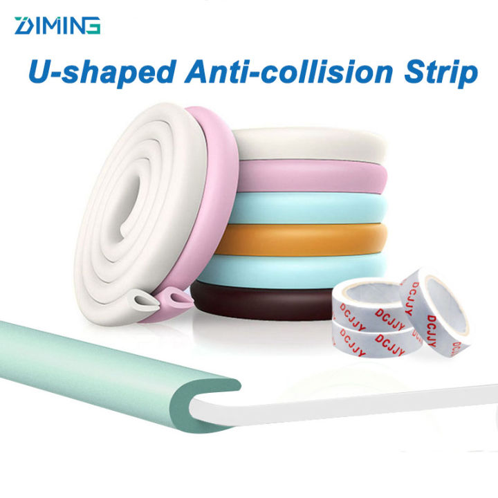 2M U-Shaped Baby Safety Bumper Strip Baby Proofing Table Edge Protector Anti Collision Protector ...