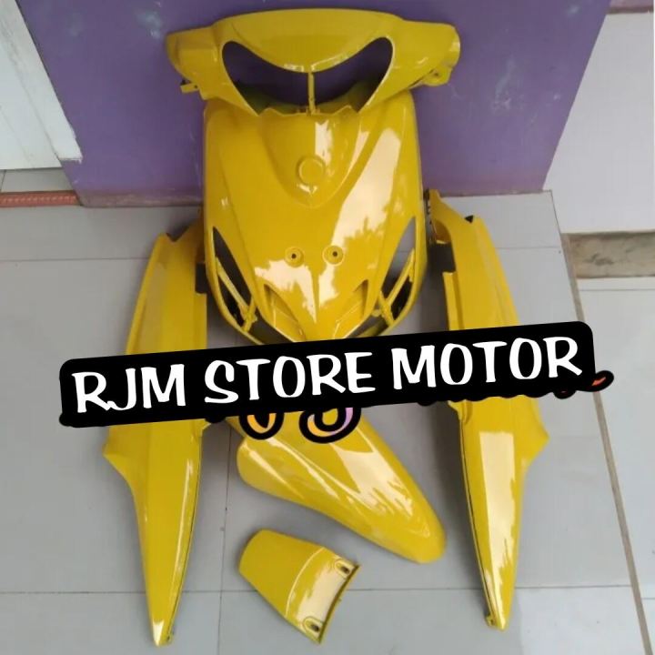 Cover body full halus Yamaha Mio Smile kuning | Lazada Indonesia
