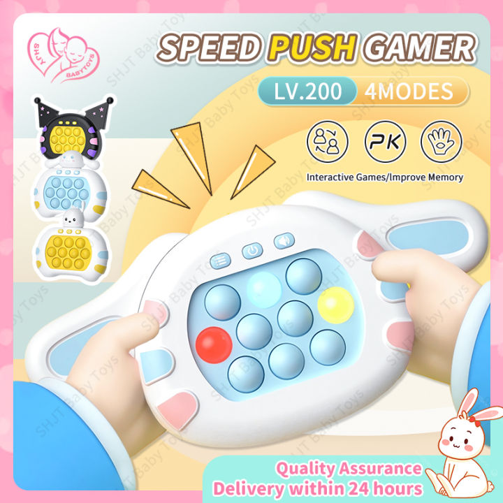 Speed quick push Push Game Console Pop It Game Machine Educational Toys ...