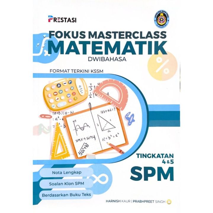 Prestasi Publication - Fokus Masterclass Matematik SPM (2024) | buku ...