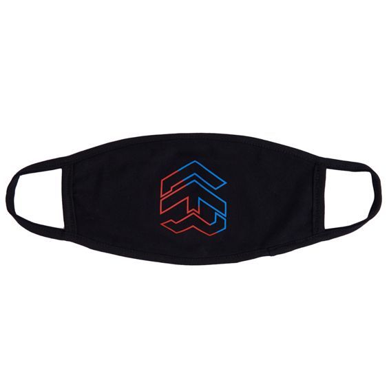 5THEWAY® /two-tone line/ BIG LOGO MASK™ in BLACK aka Khẩu Trang Đen ...