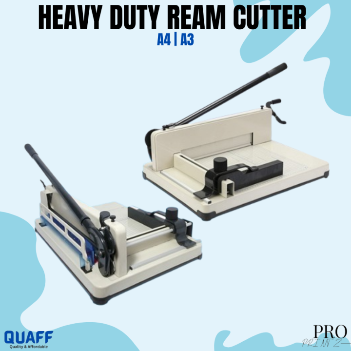 ProPRINTZ- QUAFF Ream Paper Cutter Heavy Duty (A4-A3 size) | Lazada PH