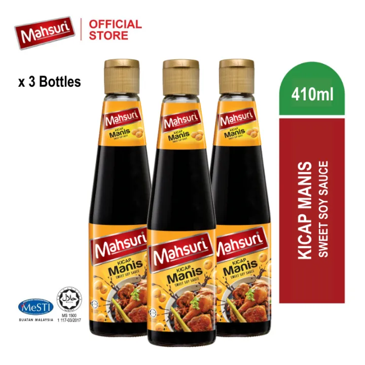 [Bundle] Mahsuri Kicap Manis (410ml x 3) | Lazada