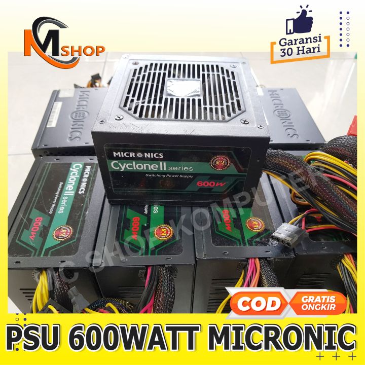 PSU Power Supply 600W Pure Korea PSU 600 WATT Merk Special | Lazada ...