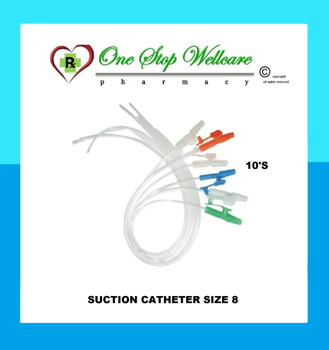 SUCTION CATHETER SIZE 8 (10'S) (EXP:11/2026) | Lazada