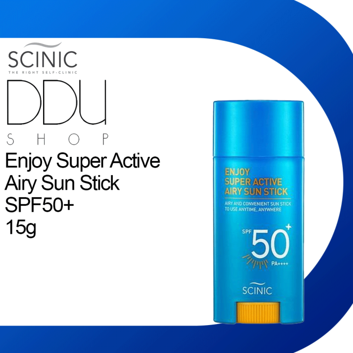 SCINIC Enjoy Super Active Airy Sun Stick SPF50+ 15g | Lazada
