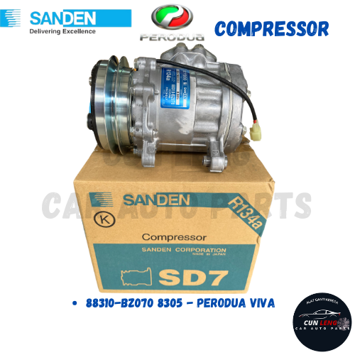 📣MADE IN JAPAN📣 SD7B08 - Perodua Viva / Viva Elite • Air Cond ...