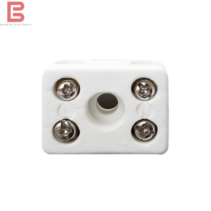 Terminal Blok Keramik 2 Pole 15A Terminal Block Ceramic TAB | Lazada ...