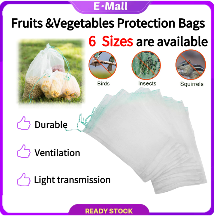 EMALLl Nylon Mesh Bag Fruit Net Bag Vegetable Storage Bag Tomatoes Bag ...