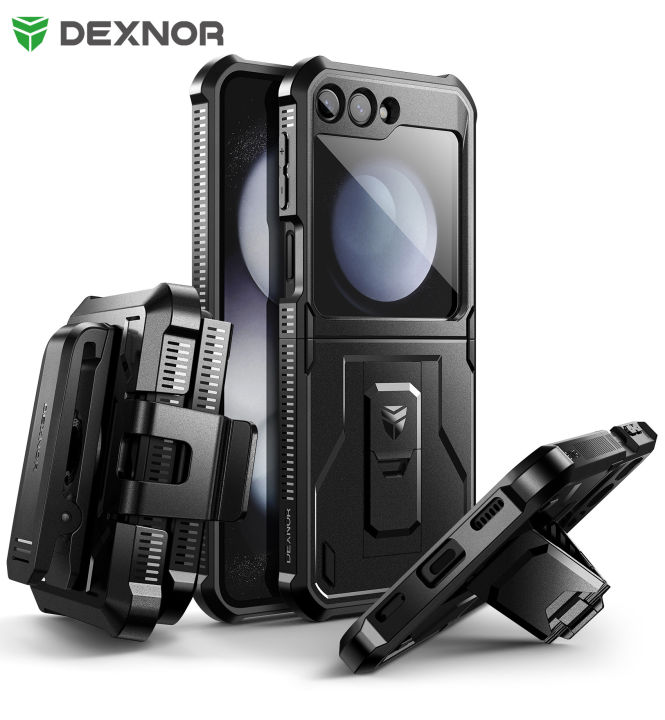 Dexnor Bumper Case with Holster for Samsung Galaxy Z Flip 5 5G (2023 ...