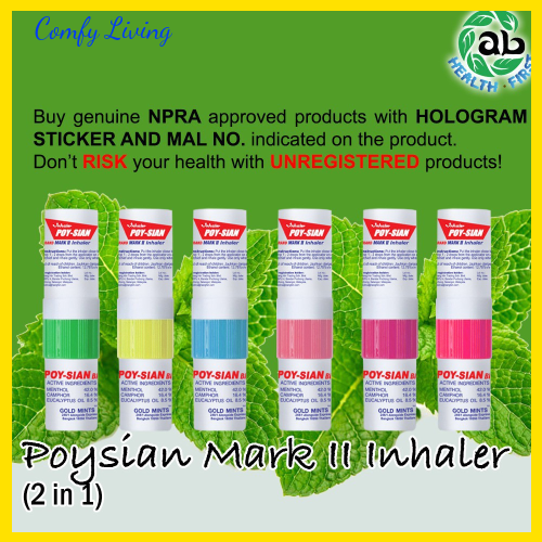 Comfy Living Poy Sian Brand Mark II Inhaler Resdung Hidung Breath ...