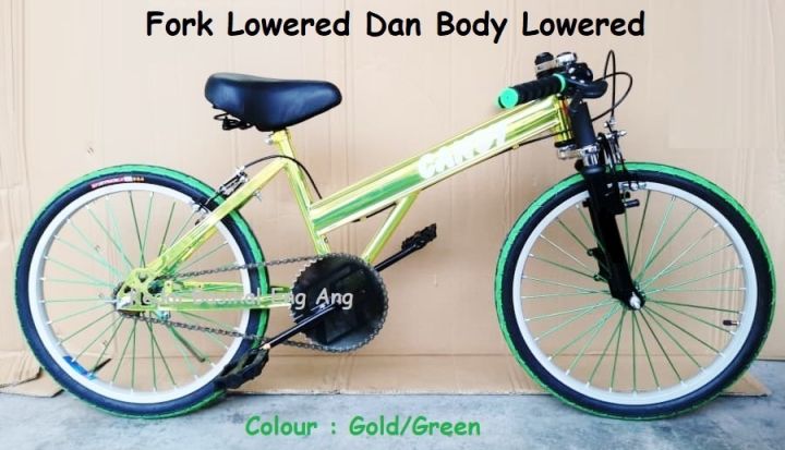 PASANG SIAP Basikal size 20" rim jejari , body CANDY Petak , lajak dan ...