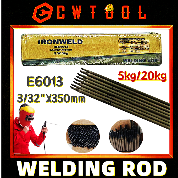 IRONWELD Welding Rod E6013 2.5mm 3/32" Special 5 And 20 Kilo / Box ...