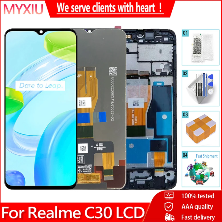 Original 6.5" For Realme C30 RMX3581 RMX3623 LCD Touch Screen With ...