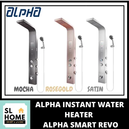 ALPHA SMART REVO-I / REVO-E INSTANT WATER HEATER WITH ECO MODE | Lazada