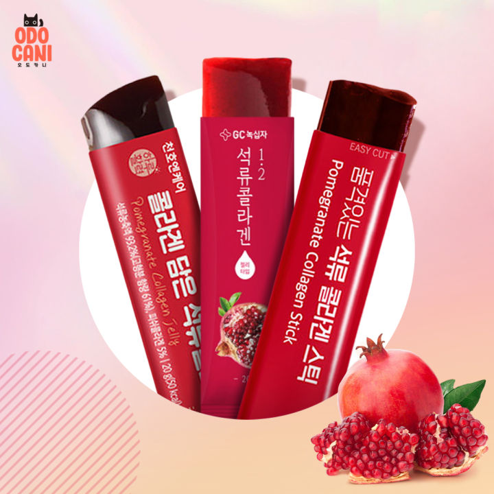 Korean Pomegranate Collagen jelly stick ( GNM Collagen / collagen ...