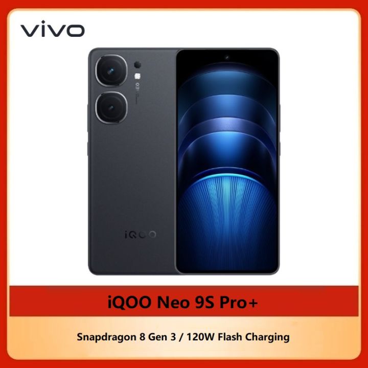 VIVO iQOO Neo 9S Pro+ Plus 5G Mobile Phone 6.78 inch 144Hz AMOLED Snapdragon 8 Gen 3 120W ...