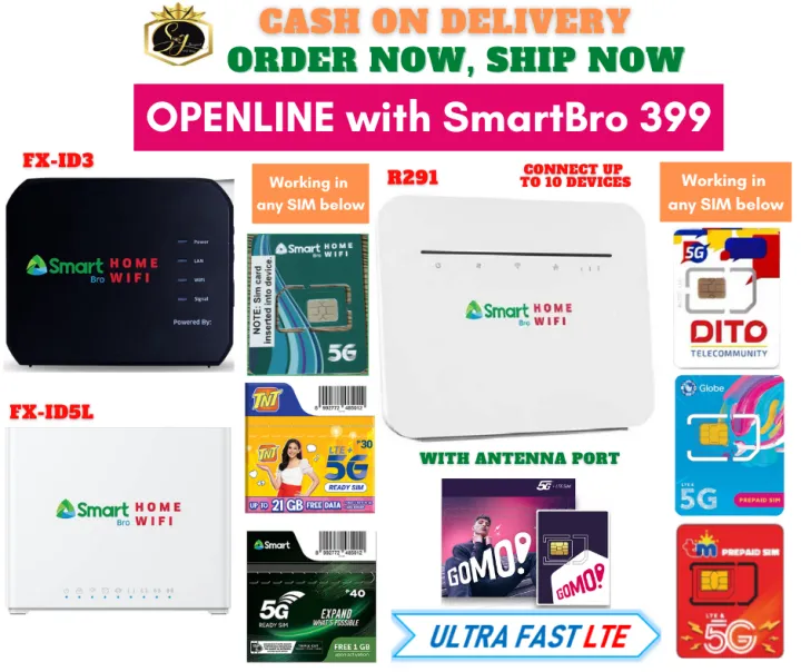 Smart Bro Home Prepaid Wifi OPENLINE | Lazada PH