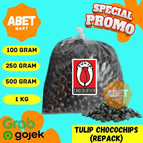 Tulip Choco Chips 100 250 500 Gr 1 Kg - Coklat Chocochips 500gr 250gr ...
